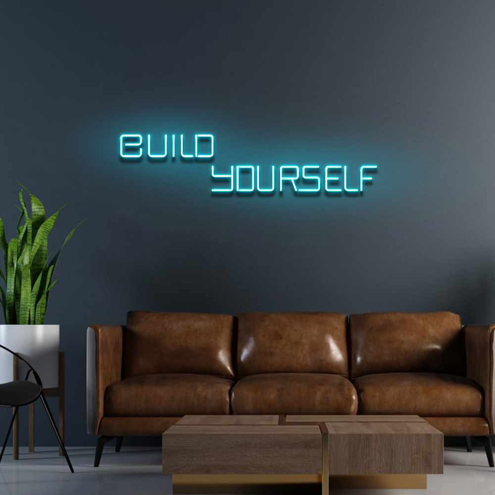 Build Yourself Neon Sign - Custom Personalised LED Neon Signs, Handmade Neon Light