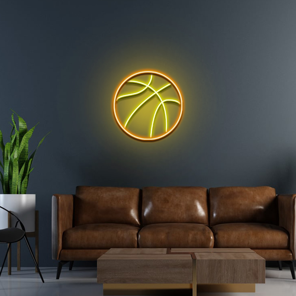 Volleyball LED Neon Sign - Custom Personalised LED Neon Signs, Handmade ...