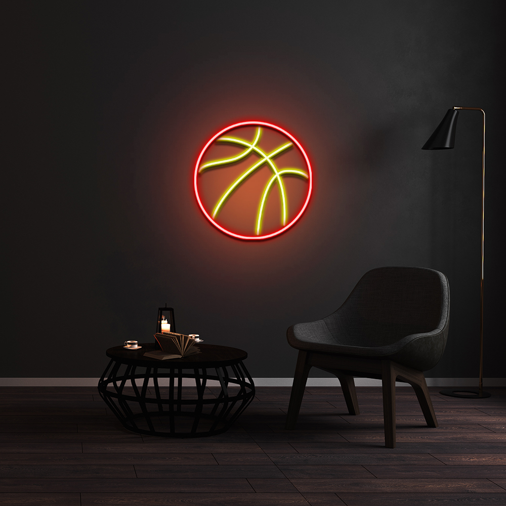 Volleyball LED Neon Sign - Custom Personalised LED Neon Signs, Handmade ...