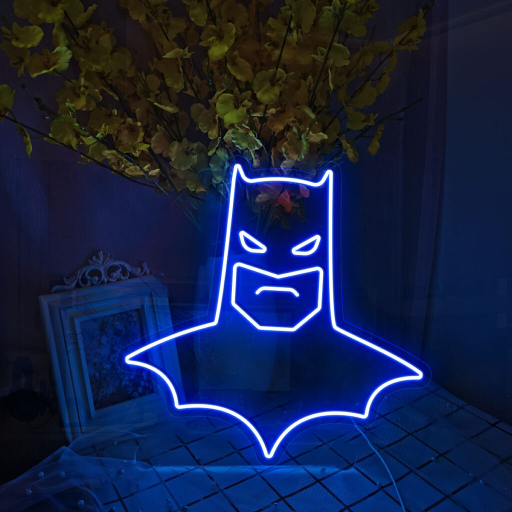 Batman neon sign - Custom Personalised LED Neon Signs, Handmade Neon Light