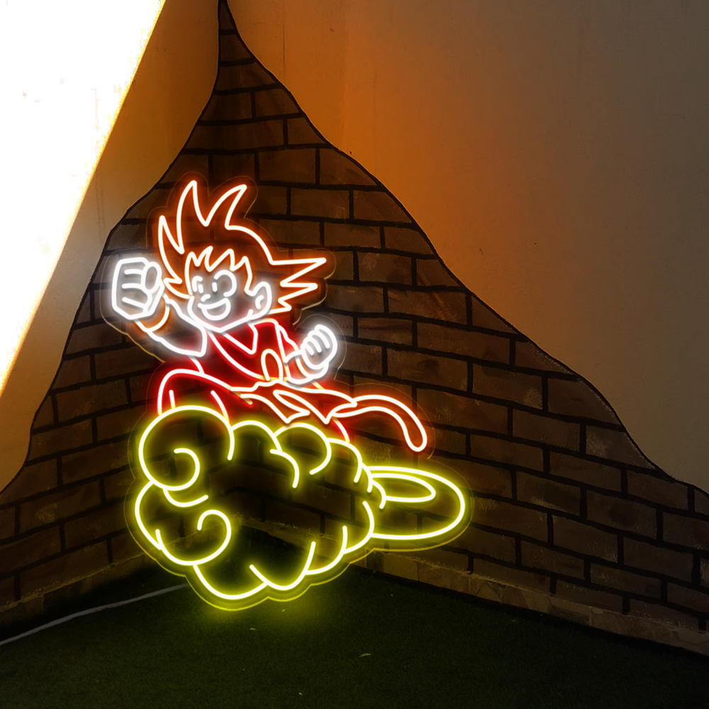 Dragon Ball Neon Led Sign Songoku Neon Led Light - Custom Personalised ...