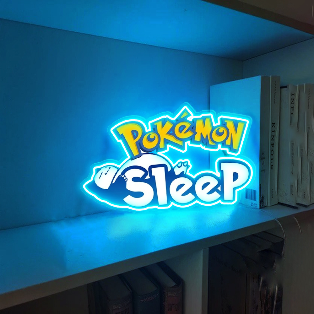 Pokemon Sleep Neon Sign - Custom Personalised LED Neon Signs, Handmade ...