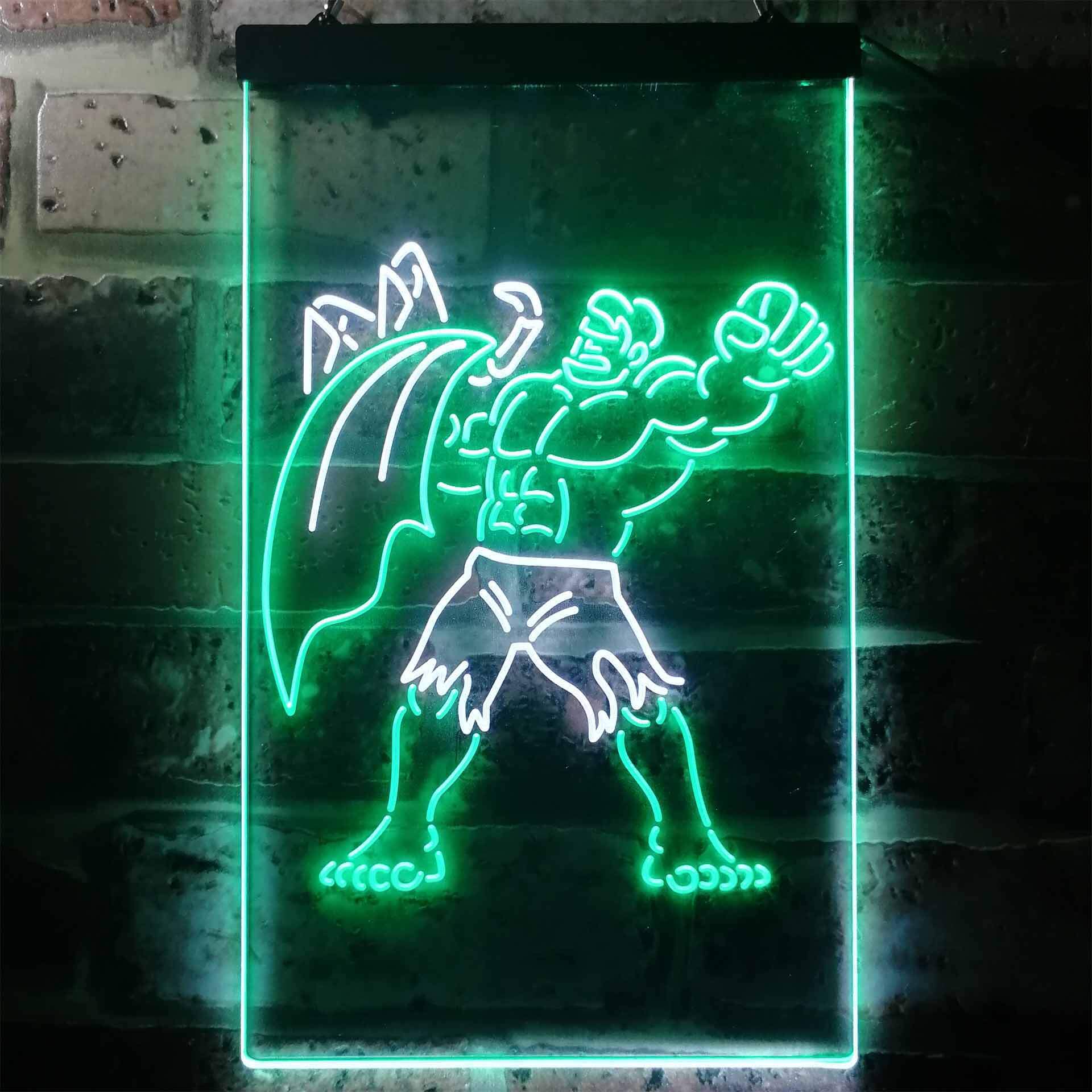 Hulk neon sign - Custom Personalised LED Neon Signs, Handmade Neon Light