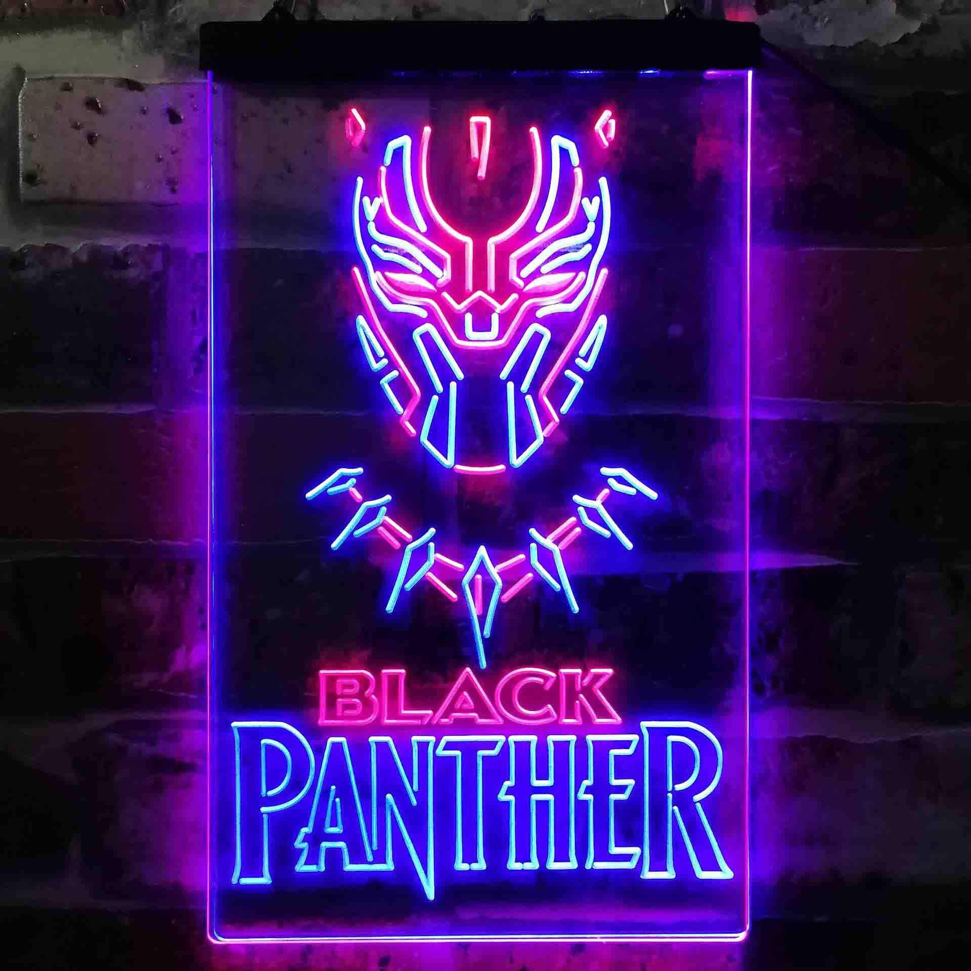 Black Panther neon sign - Custom Personalised LED Neon Signs, Handmade ...