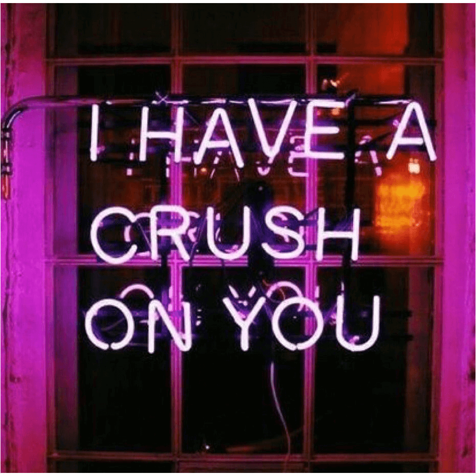 I Have a Crush on You Neon Sign: Illuminating Affection in Style ...