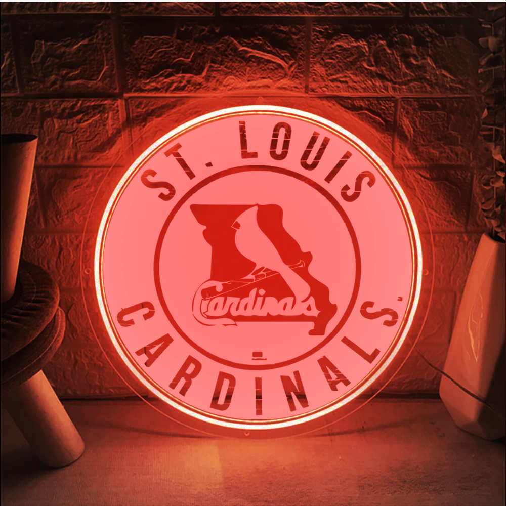 St. Louis Cardinals Laser Sign - Custom Personalised LED Neon Signs ...