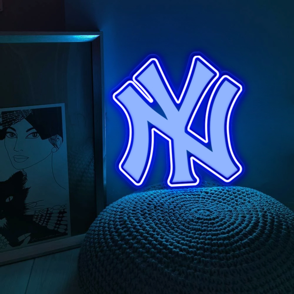 New York Yankees Team Laser Sign - Custom Personalised LED Neon Signs ...