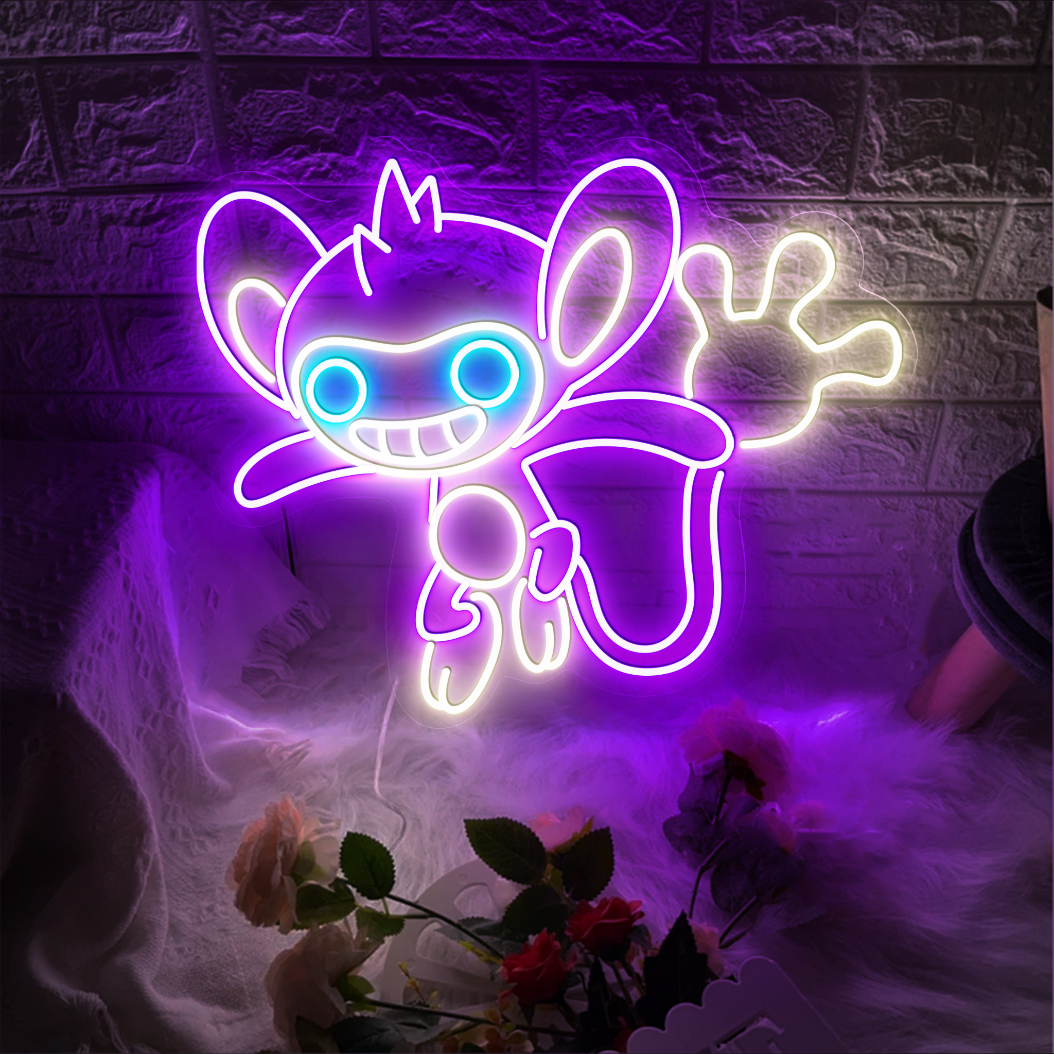 Aipom Pokemon Neon Signs - Custom Personalised LED Neon Signs, Handmade ...