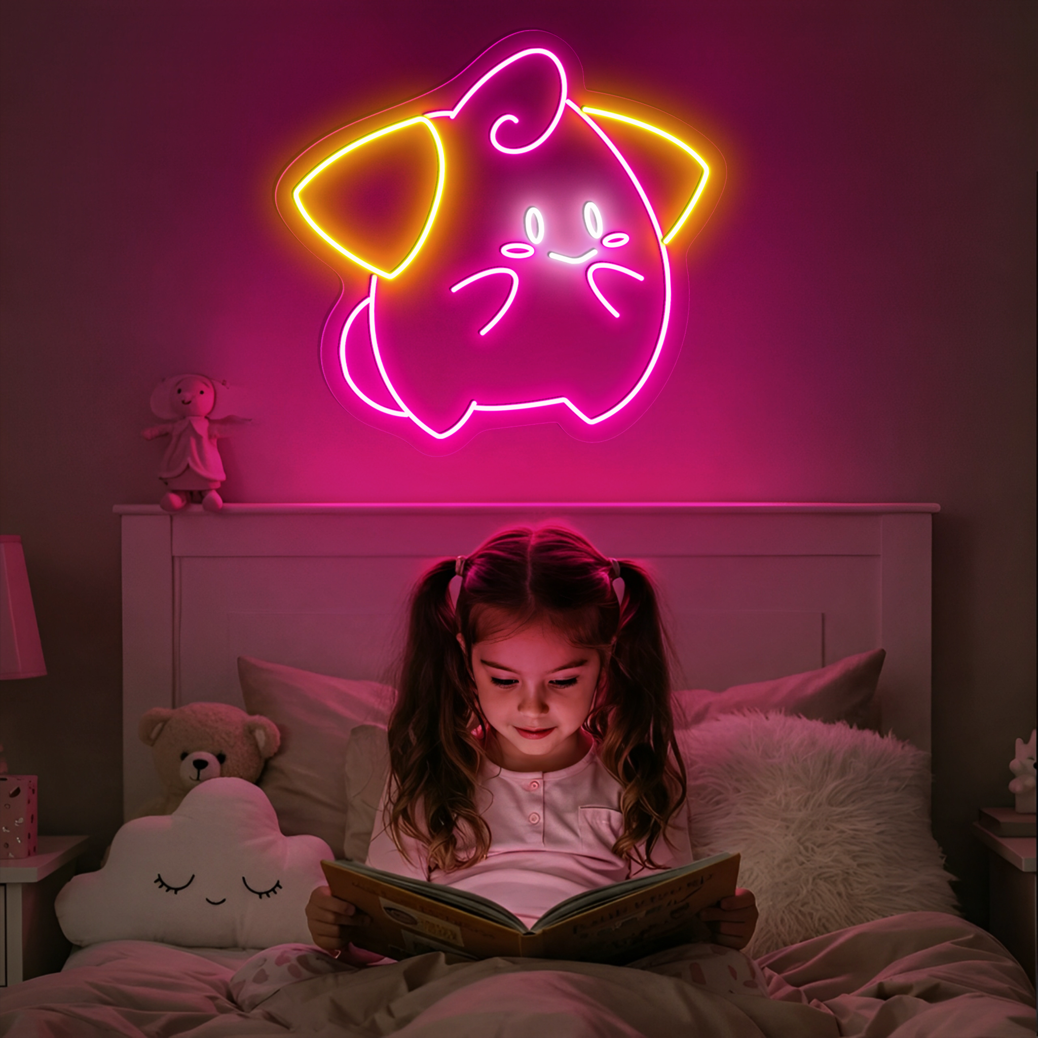 Cleffa Pokemon Neon Signs - Custom Personalised LED Neon Signs ...